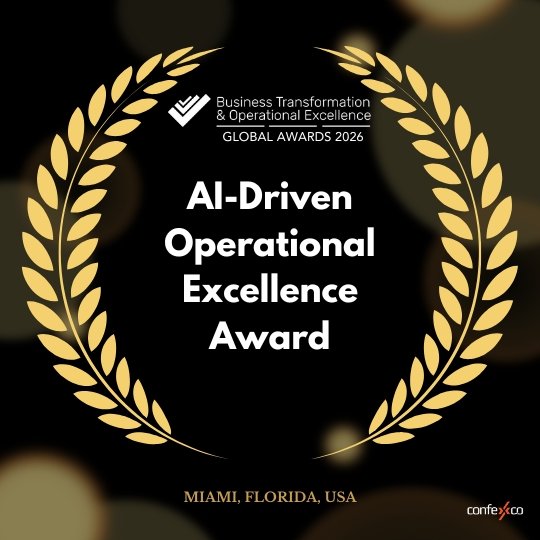 AI driven operational excellence award - Business Transformation and ...